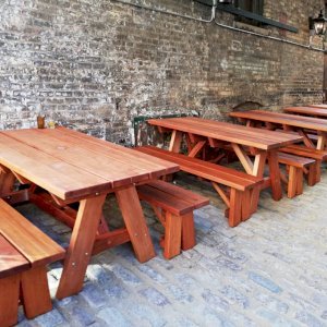 Forever Wood Picnic Tables, Built to Last Decades | Forever Redwood